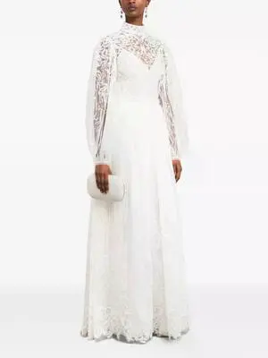 Zuhair Murad Lace Pattern A-line Gown