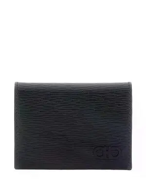 FERRAGAMO Gancini Card Holder - Black