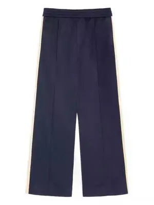 Valentino Garavani Logo-patch Side-bands Track Pants - Blue