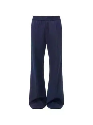 Valentino Garavani Logo-patch Side-bands Track Pants - Blue