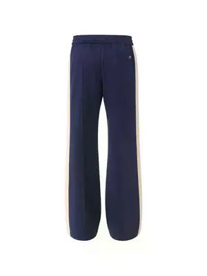 Valentino Garavani Logo-patch Side-bands Track Pants - Blue