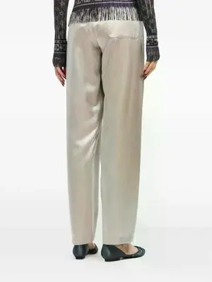 Giorgio Armani Elasticated Satin Trousers