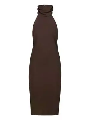 DRHOPE Halterneck Backless Dress