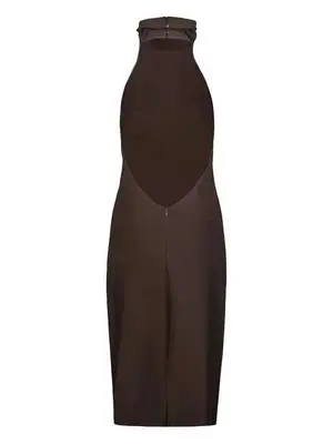DRHOPE Halterneck Backless Dress