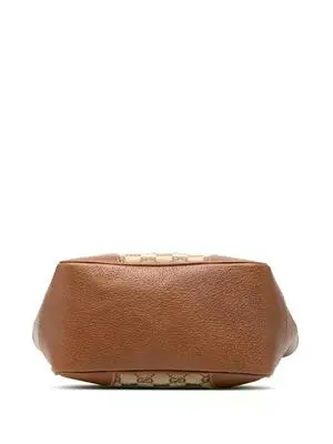 Gucci Gg Canvas Bree Satchel - Brown