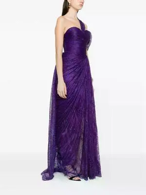 IRIS SERBAN Eleria Draped Maxi Dress