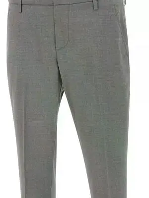 DONDUP Turn-up Wool Trousers