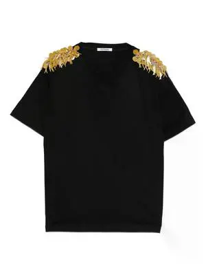 PARLOR Sequin-appliqué T-shirt