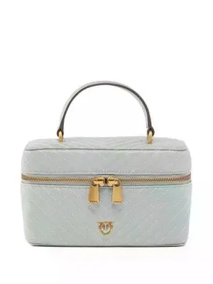 Pinko Chevron Quilted Leather Mini Bag