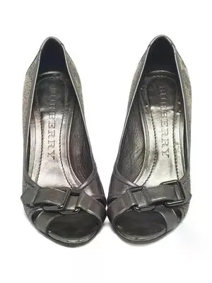 Burberry Peep-toe Heeled Pumps