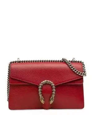 Gucci 2016-2025 Small Leather Dionysus Shoulder Bag - Red