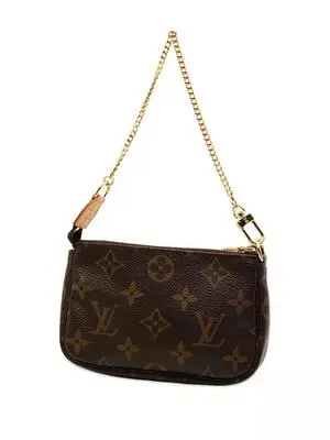 LOUIS VUITTON 2005 Monogram Mini Pochette Accessoires Handbag