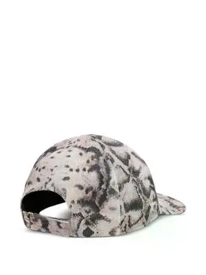 Pinko Animal-print Baseball Cap