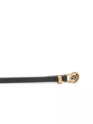 Pinko Eyelet Studded Leather Belt
