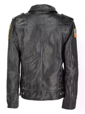 VANSON Leather Patrol Motorcycle Jacket