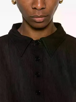 Citizens Of Humanity Buttoned Polo Top - Brown