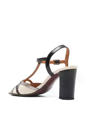 Chie Mihara T-strap Block-heel Sandals - Neutrals