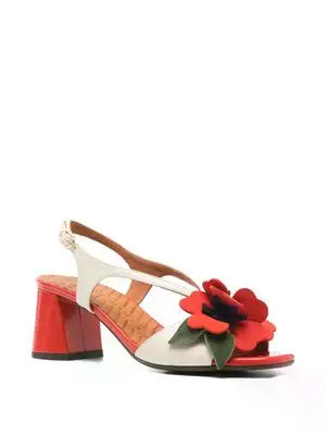 Chie Mihara Flower Heeled Sandals