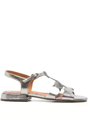 Chie Mihara Scalloped T-strap Sandals