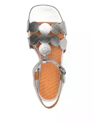 Chie Mihara Scalloped T-strap Sandals