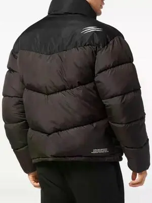 PLEIN SPORT Claw-print Quilted Jacket - Brown