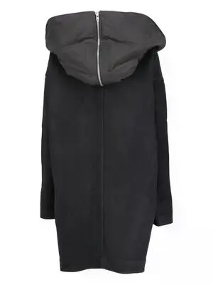 Rick Owens Wool Zip Hood Coat