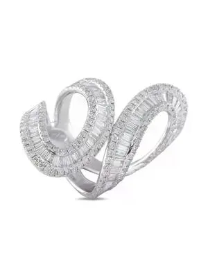 LB EXCLUSIVE Diamond 14k White Gold Ring