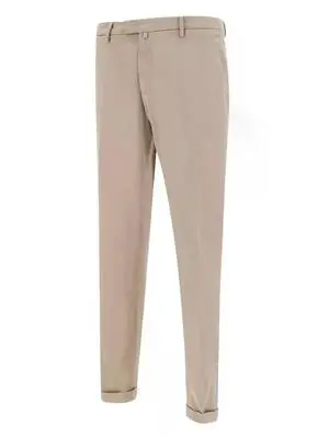 BRIGLIA 1949 Turn-up Trousers - Neutrals