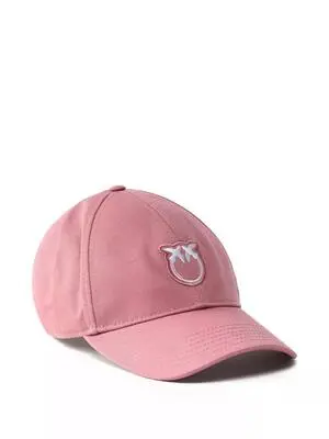 Pinko Love Birds-embroidered Baseball Cap - Pink