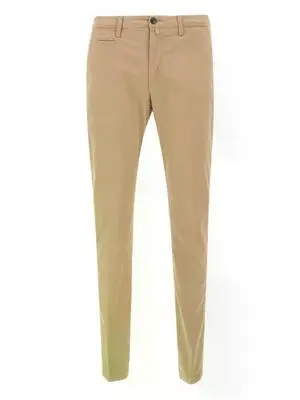 BRIGLIA 1949 Trousers With Welt Pockets And Belt Loops - Neutrals
