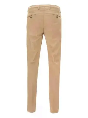 BRIGLIA 1949 Trousers With Welt Pockets And Belt Loops - Neutrals