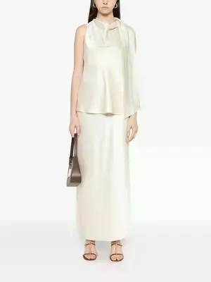 Vince Bias Skirt - Neutrals
