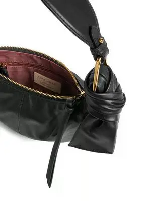COCCINELLE Furoshiki Small Shoulder Bag - Black