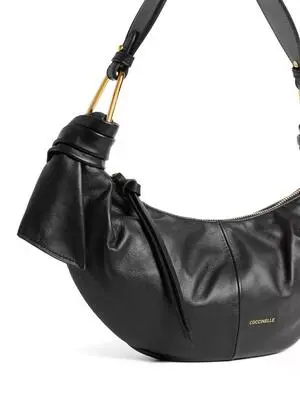 COCCINELLE Furoshiki Small Shoulder Bag - Black