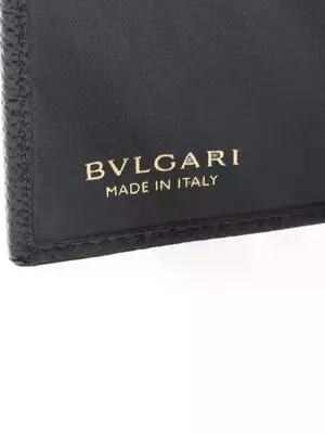 BVLGARI 2000-2025 Leather Trifold Wallet Small Wallets