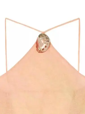 Alanui Halterneck Maxi Dress