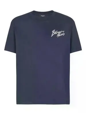 Balmain Printed Cotton T-shirt