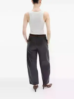 Co Collection Leather Panelled Trousers