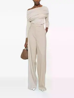 Max Mara Palazzo Wool Trousers