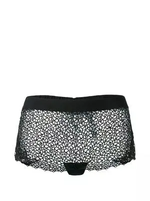 La Perla Macrame Tale Knickers - Black