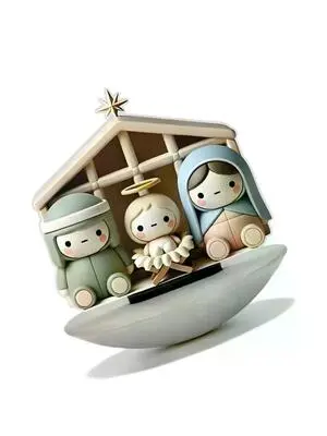 LINEE RECANATI Crib Presepe Figure Stand