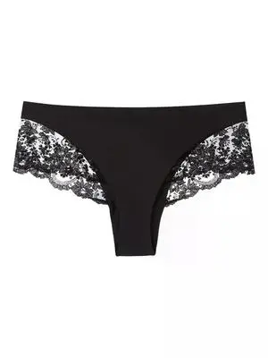 La Perla Stolen Roses Brief - Black