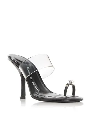Alexander Wang Bianca Toe Ring Sandals - Black