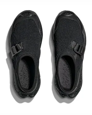 HOKA® Ora Primo Suede Mules - Black
