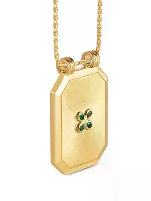 MARIE LICHTENBERG Luck Emerald Scapular Necklace