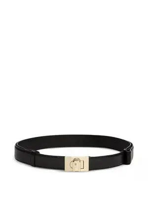 Furla 1927 Logo-buckle Belt - Black