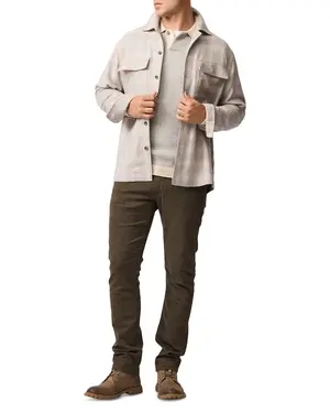 Rodd & Gunn Grey Town Button Front Overshirt - Ash
