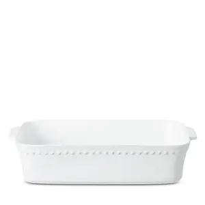 COSTA NOVA Pearls 15 Rectangular Baker - White