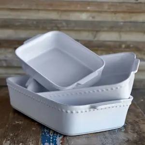 COSTA NOVA Pearls 15 Rectangular Baker
