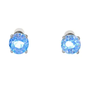 Balenciaga 3am Led Earrings - Blue/silver
